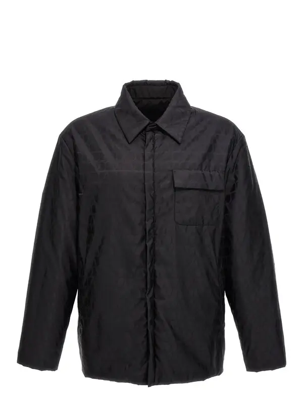 Valentino Garavani Toile Iconographe Reversible Jacket - Black