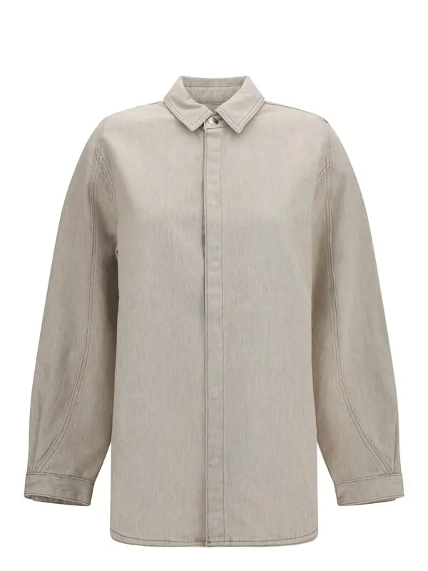 Jacquemus Amelo-de-nîmes Denim Shirt - Cream