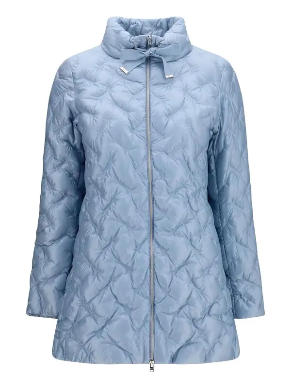 Herno Midi Down Jacket - Blue