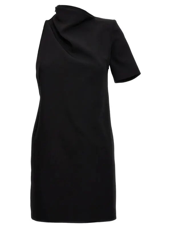 Sportmax Etere Viscose Dress - Black