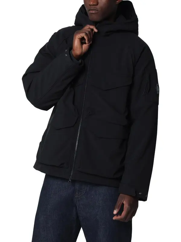 C.P. COMPANY Padded Zip-up Technical Jacket - Black