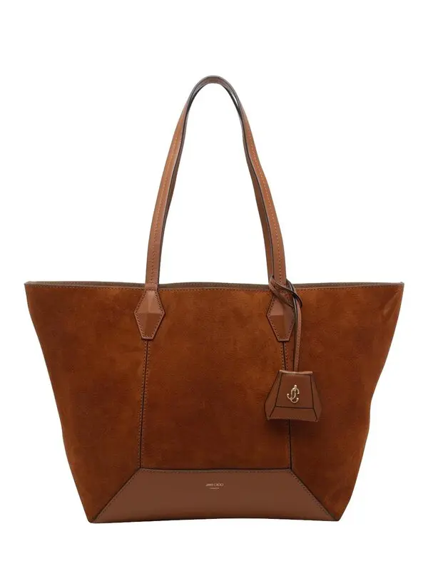 JIMMY CHOO Medium Diamond Tote Bag - Brown