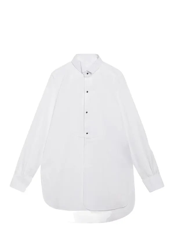 MAISON MARGIELA Long-sleeve Cotton Poplin Shirt - White