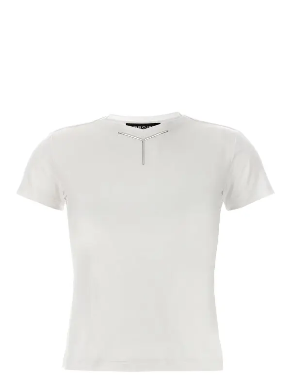 Y/project Stretch Viscose T-shirt - White
