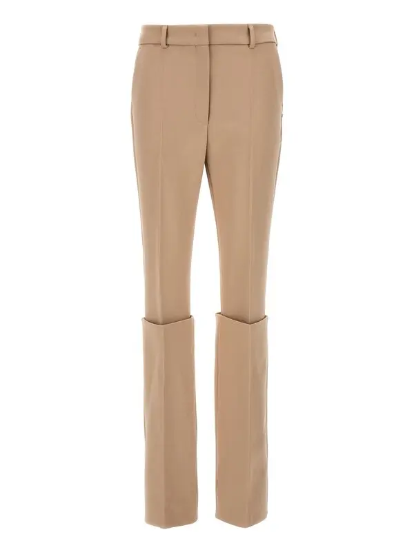 Sportmax Holiday Wool-blend Pants - Cream