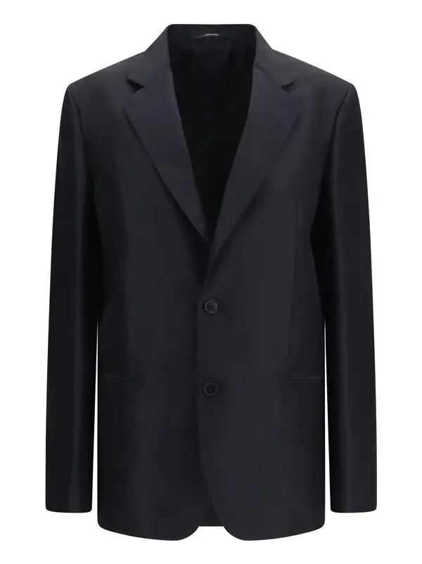 Gucci Silk Faille Jacket - Black