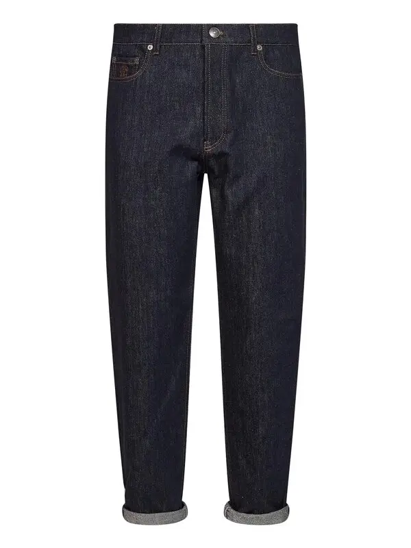 Brunello Cucinelli Cotton Denim Iconic Fit Jeans - Multicolor