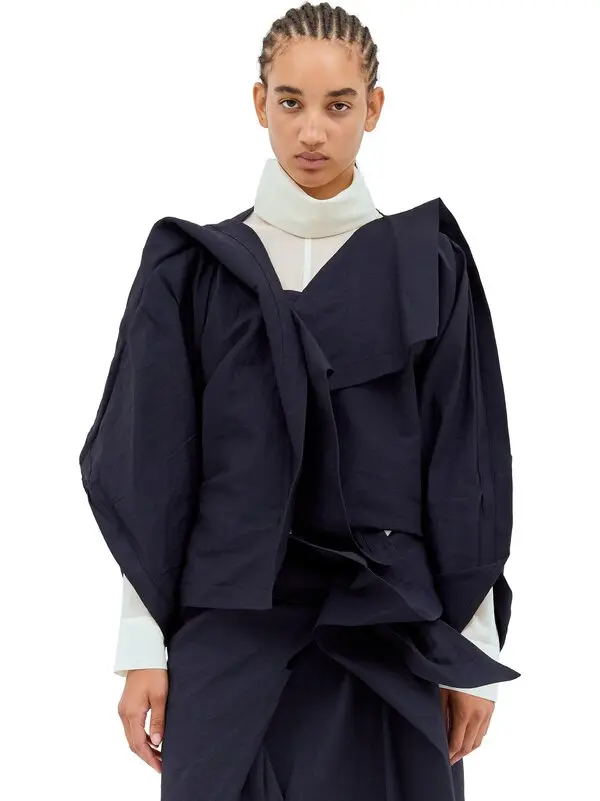 Issey Miyake Enclothe Cardigan - Blue