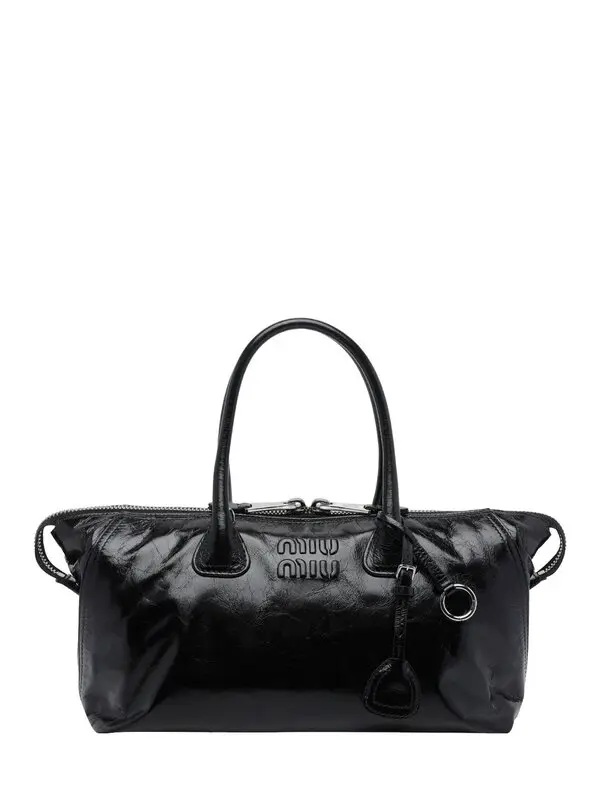 Miu Miu Leather Shoulder Bag - Black