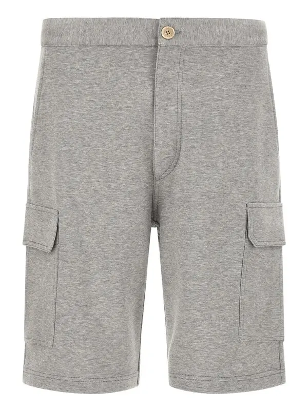 Brunello Cucinelli Cargo Bermuda Shorts - Gray