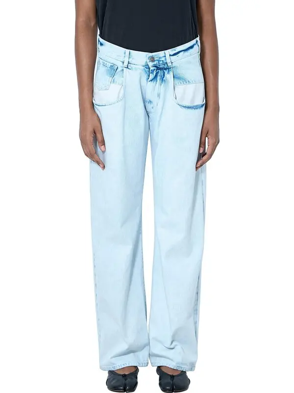 MAISON MARGIELA Boyfriend Denim Trousers - Blue
