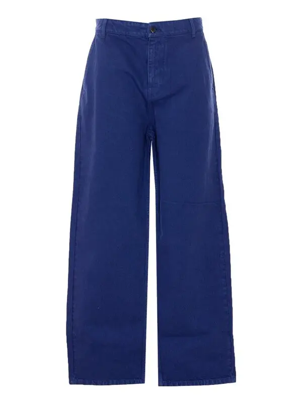 Miu Miu Wide Trousers - Blue