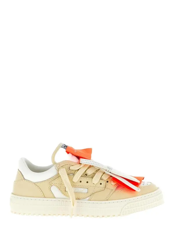 Off-White 3.0 Court Low Top Sneakers - Cream