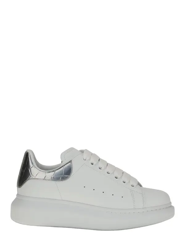 Alexander McQueen Leather Sneakers - White