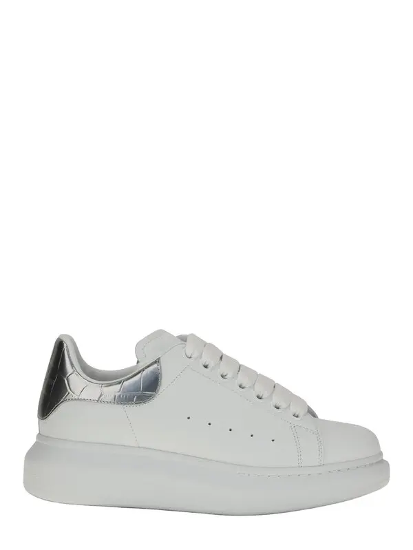 Alexander McQueen Leather Sneakers - White