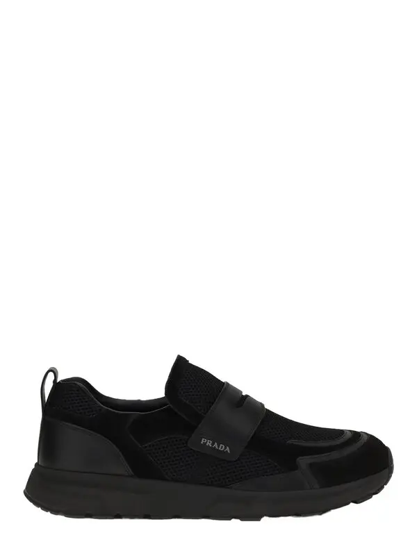 Prada Mesh Loafers - Black