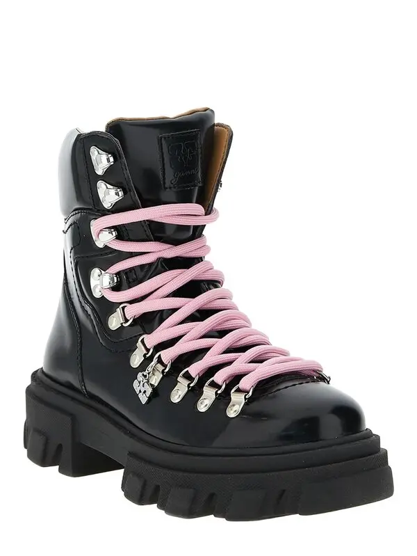 GANNI Amphibian Boots - Black