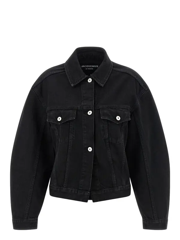 Jacquemus La Veste De-nimes' Jacket - Black