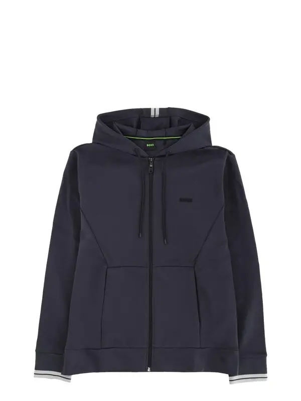 BOSS Zipper Hoodie - Blue