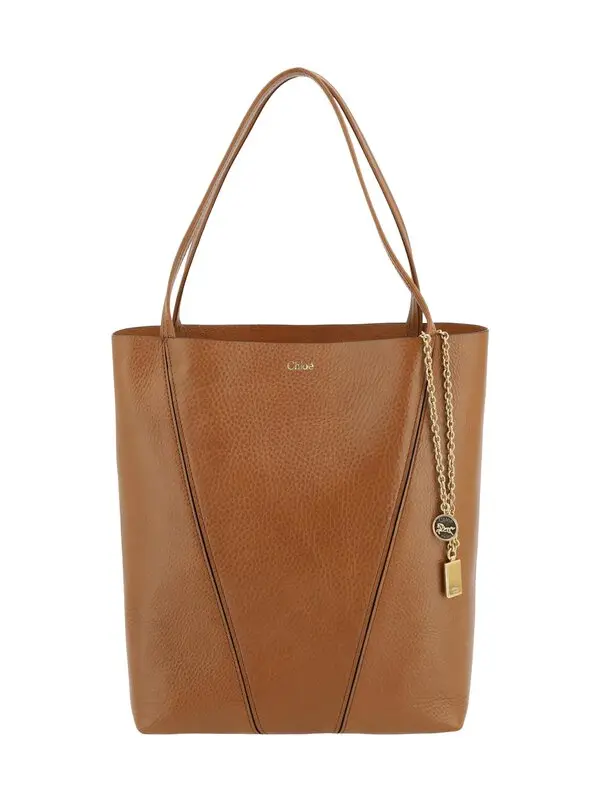 Chloé Spin Shoulder Bag - Brown