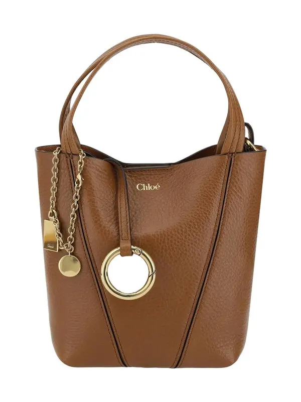 Chloé Spin Shoulder Bag - Brown