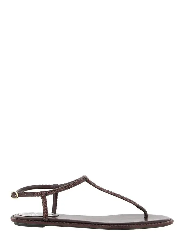 Rene Caovilla Diana Sandals - Brown
