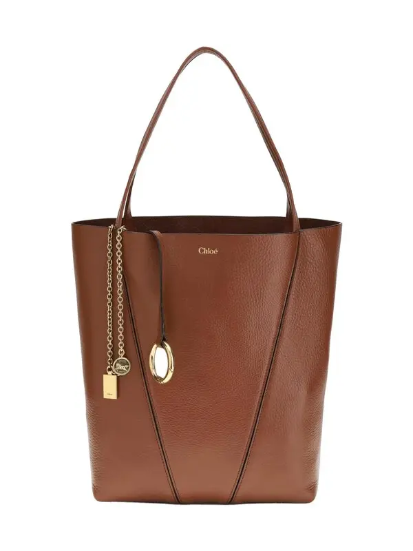 Chloé Spin Shoulder Bag - Brown