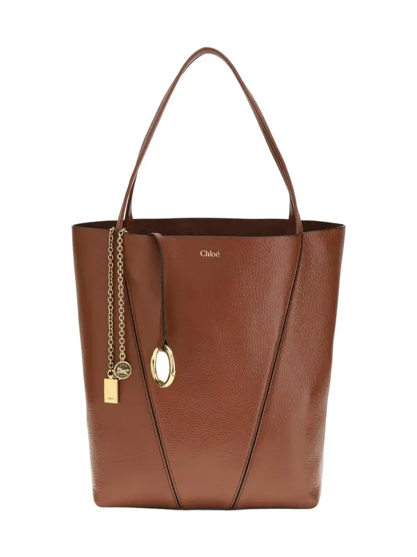 Chloé Spin Shoulder Bag - Brown