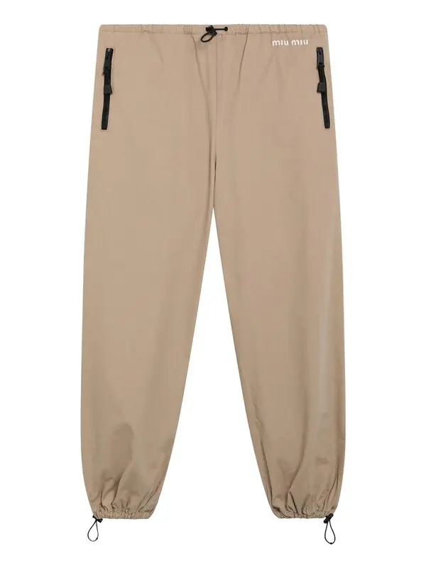 Miu Miu Gabardine Pants - Cream