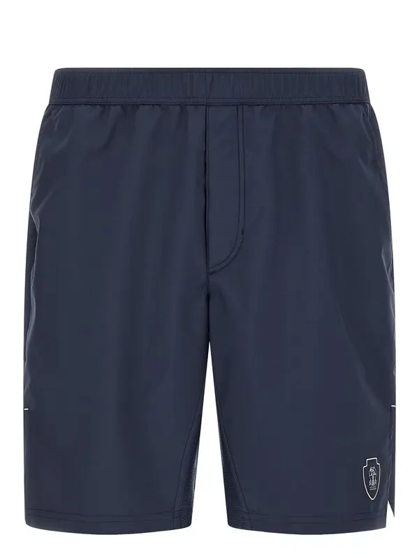 Brunello Cucinelli Nylon Bermuda Shorts - Blue