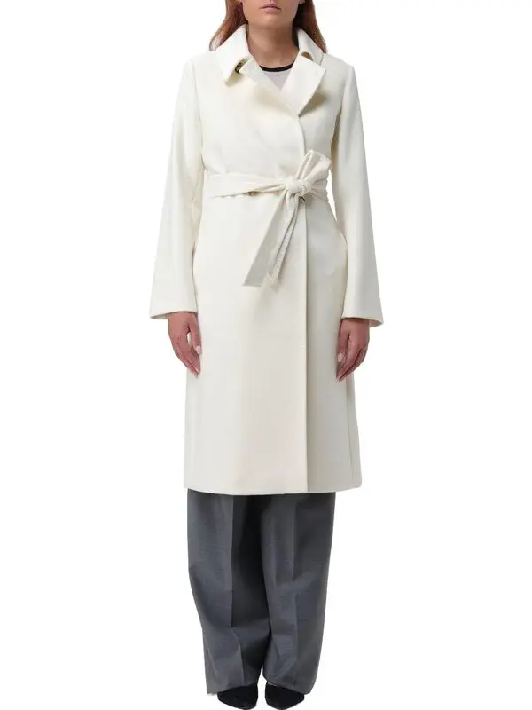 Max Mara Wool Coat - White