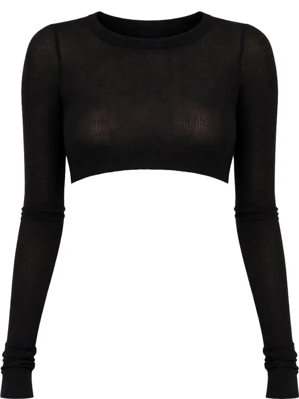 Rick Owens Long-sleeved Top - Black