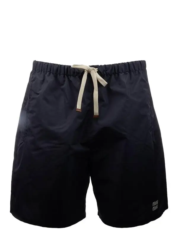 Miu Miu Drawstring Waistband Shorts - Multicolor