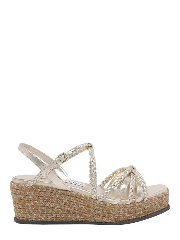 JIMMY CHOO Nyra Wedges - Gold