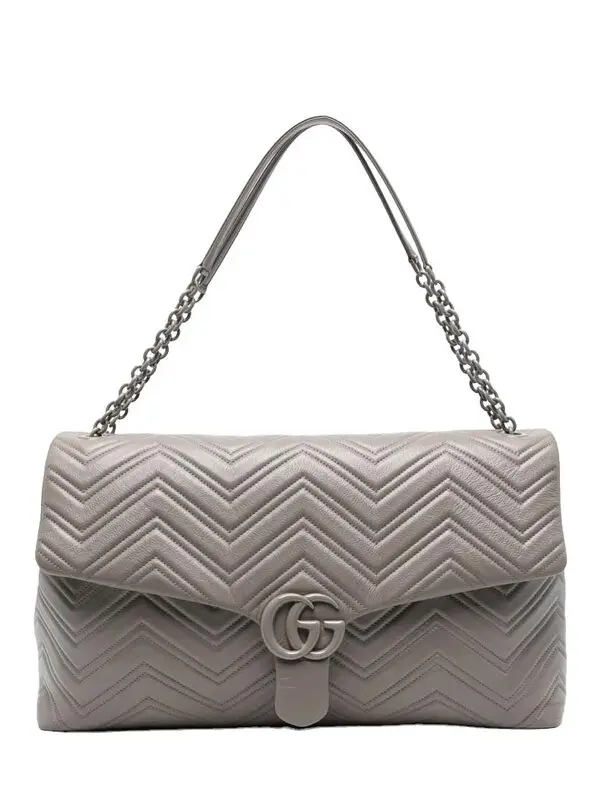 Gucci Grey Shoulder Bags - Gray