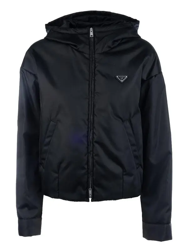Prada Bomber Jacket With Hood - Multicolor