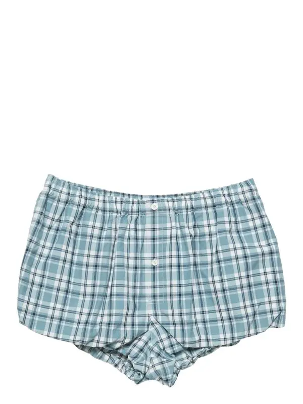 Acne Studios Organic Cotton Checked Shorts - Multicolor