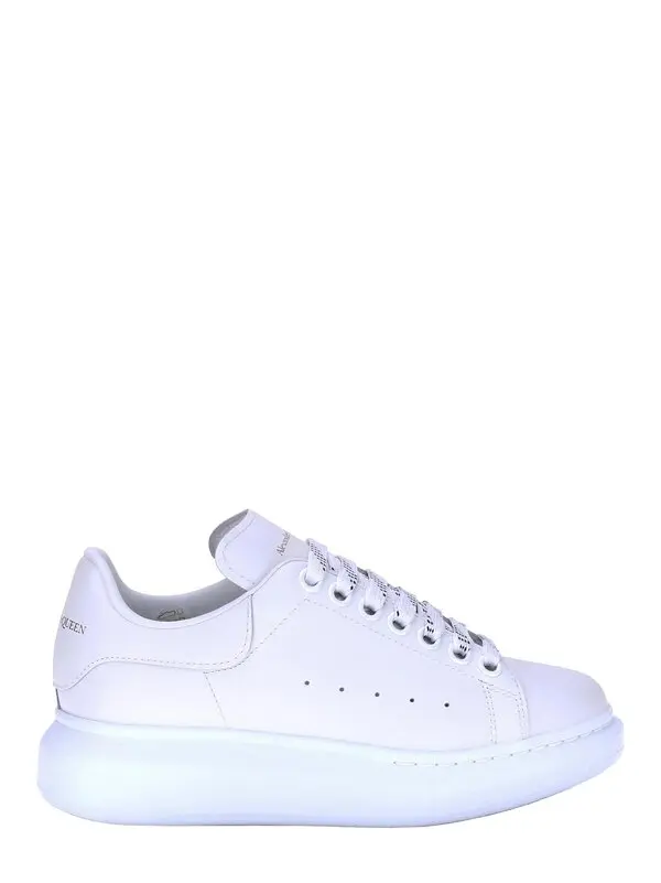 Alexander McQueen Leather Sneakers - White