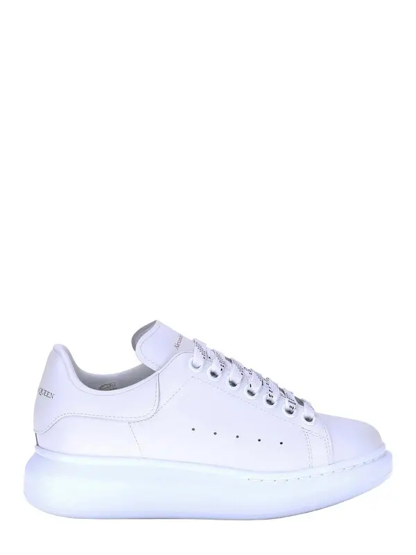 Alexander McQueen Leather Sneakers - White