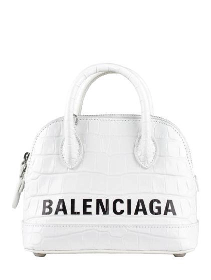 Balenciaga Ville Handbag - White