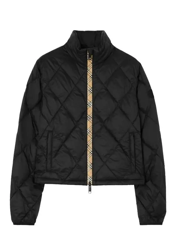 Burberry Quilted Ripstop Nylon Bramford Puffer Jacket - Black