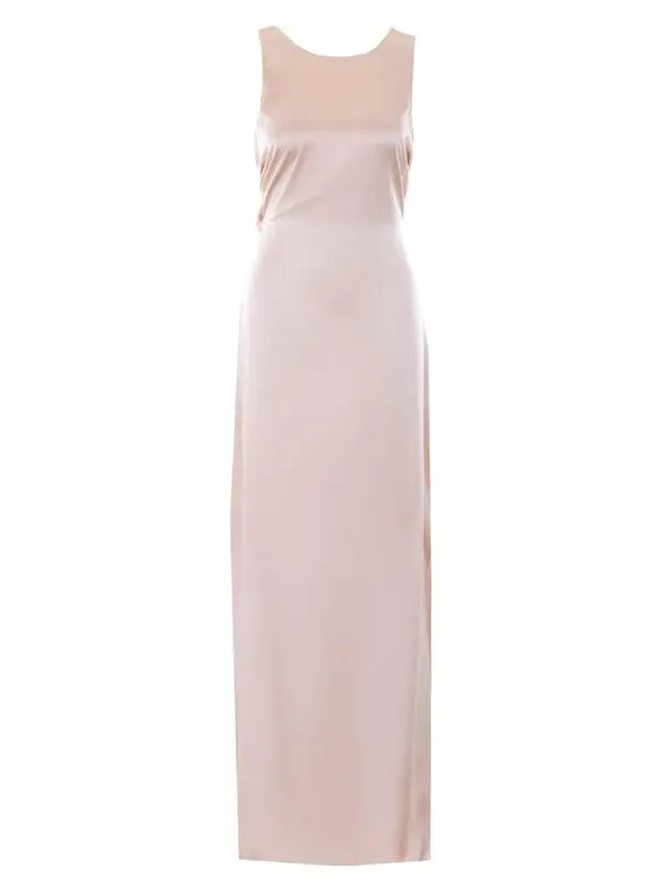 Max Mara Silk Satin Dress - Pink