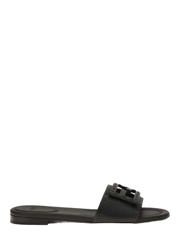 Fendi Baguette Sandals - Black