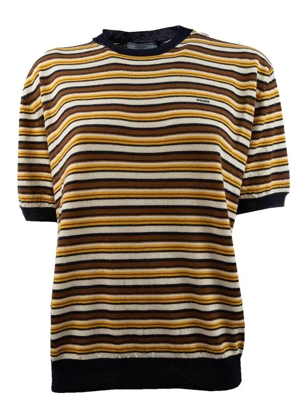 Prada Striped Knitwear - Multicolor