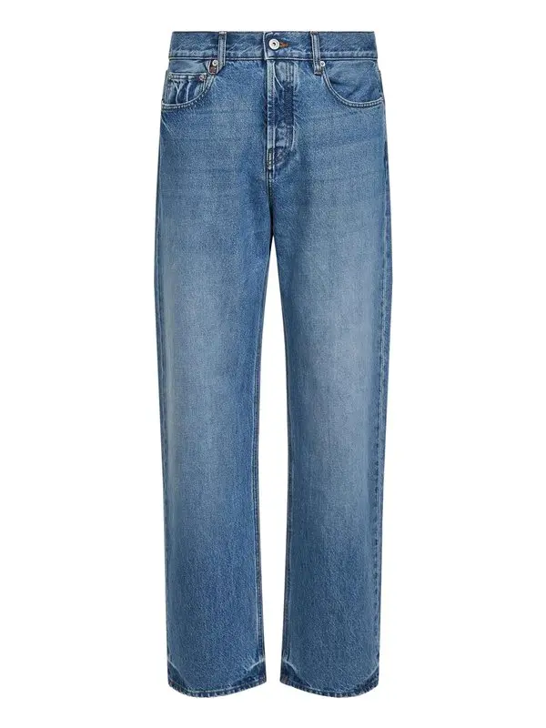Jacquemus Blue The Straight De-nîmes Denim Jeans - Multicolor