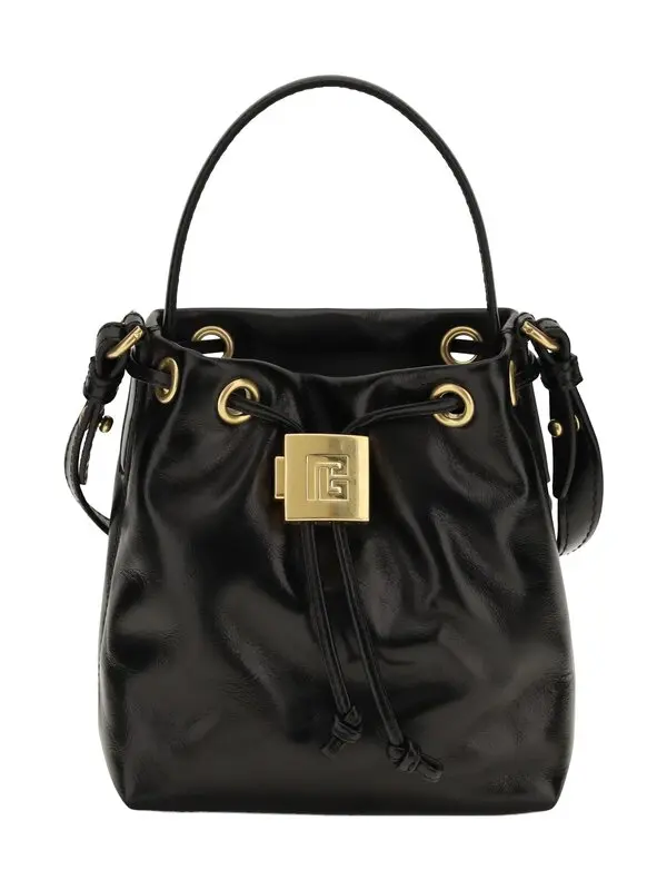 Balmain Pulse Bucket Bag - Black