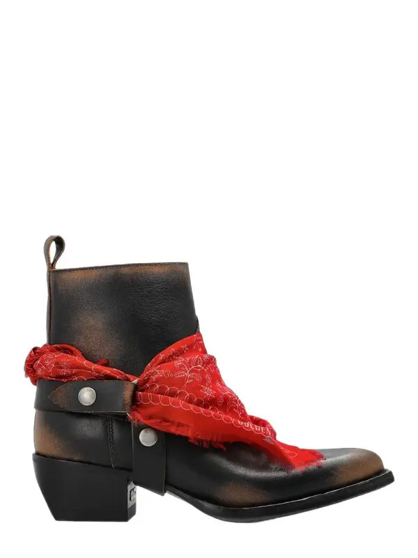 GOLDEN GOOSE Debbie Leather Boots - Multicolor