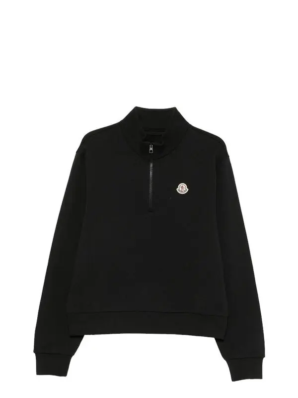 Moncler Half-zip Sweatshirt - Black