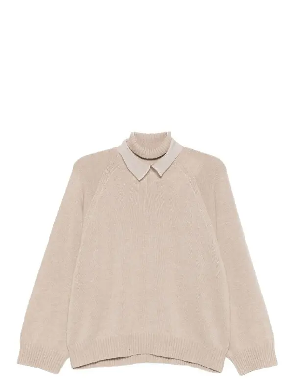 Brunello Cucinelli Cashmere Turtle-neck Sweater - Multicolor