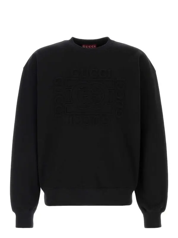 Gucci Cotton Sweatshirt - Black